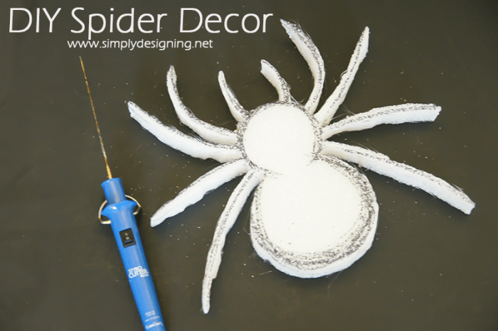 DIY Spider Decor
